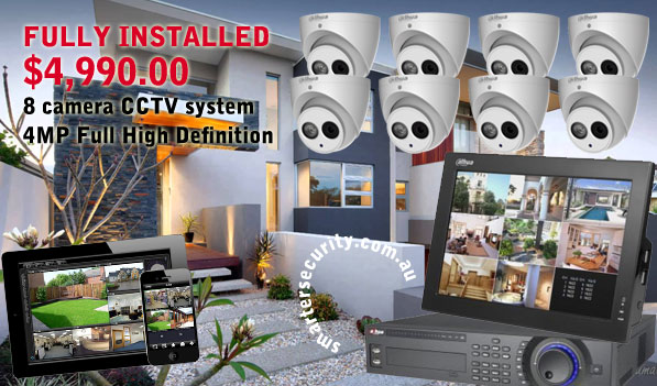 CCTV Pack 4.8 - 8 x 4MP Full HD IP network CCTV package | Smarter ...