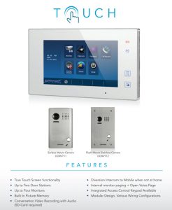 Dorani Touch Intercom | Smarter Security by Serious Security Melbourne ...