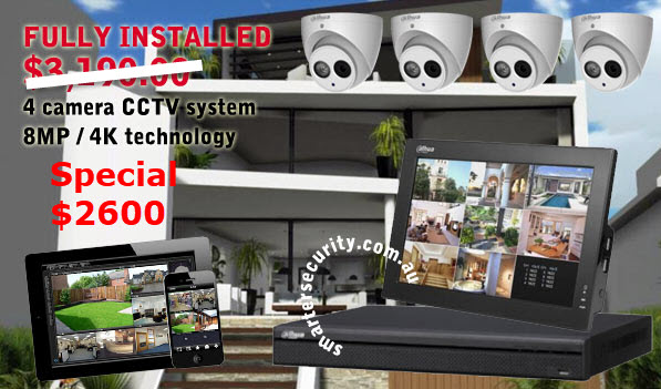 CCTV Pack 8.4 – 4 x SUPER CLEAR 8MP 4K IP network CCTV package ...